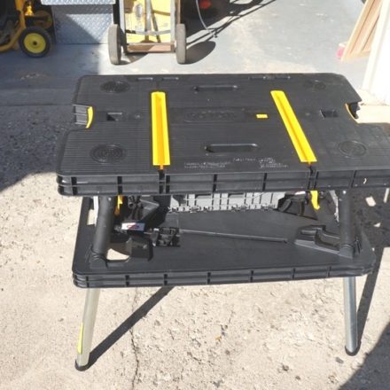 Keter 17182239 Folding Work Table Review - Tools In Action - Power Tool ...